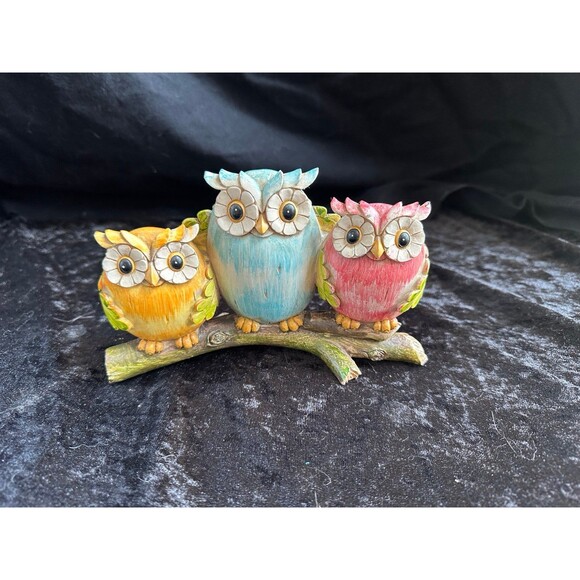 Accents | Three Little Owls Statue Decor | Poshmark
